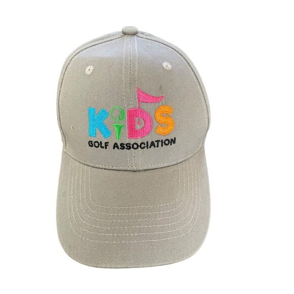 Accessories | Kids Golf Association Hat Cap Golf Is Fun Gray | Poshmark